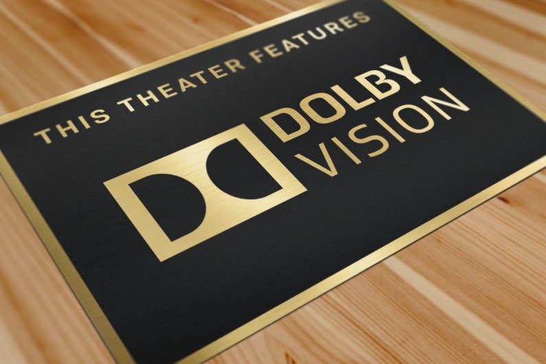 Dolby Vision Movie Theater Sign | Etsy