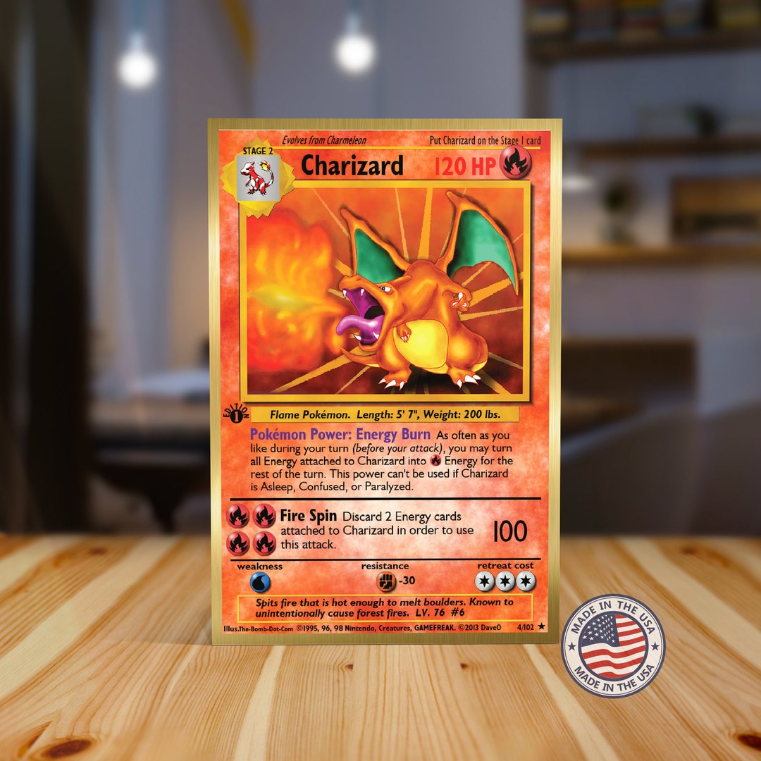 Charizard Custom Wall Sign - Etsy