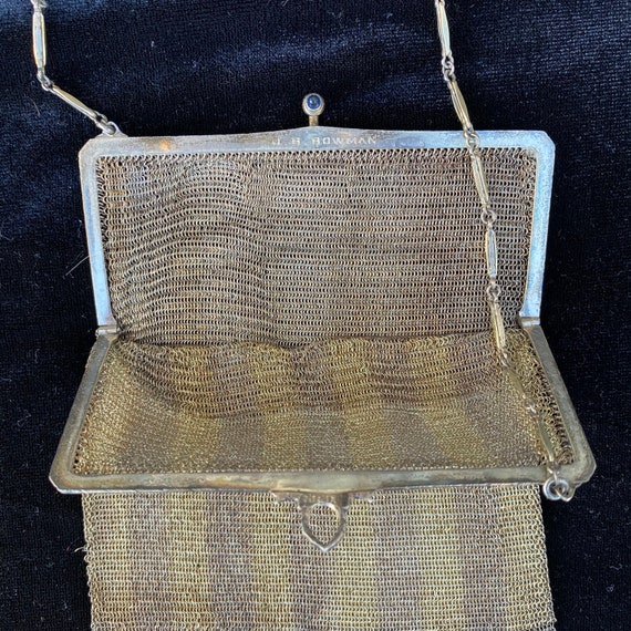 RARE 1920’s vintage chain link purse - Gem