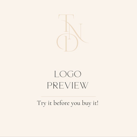 Logo Design Preview - Etsy