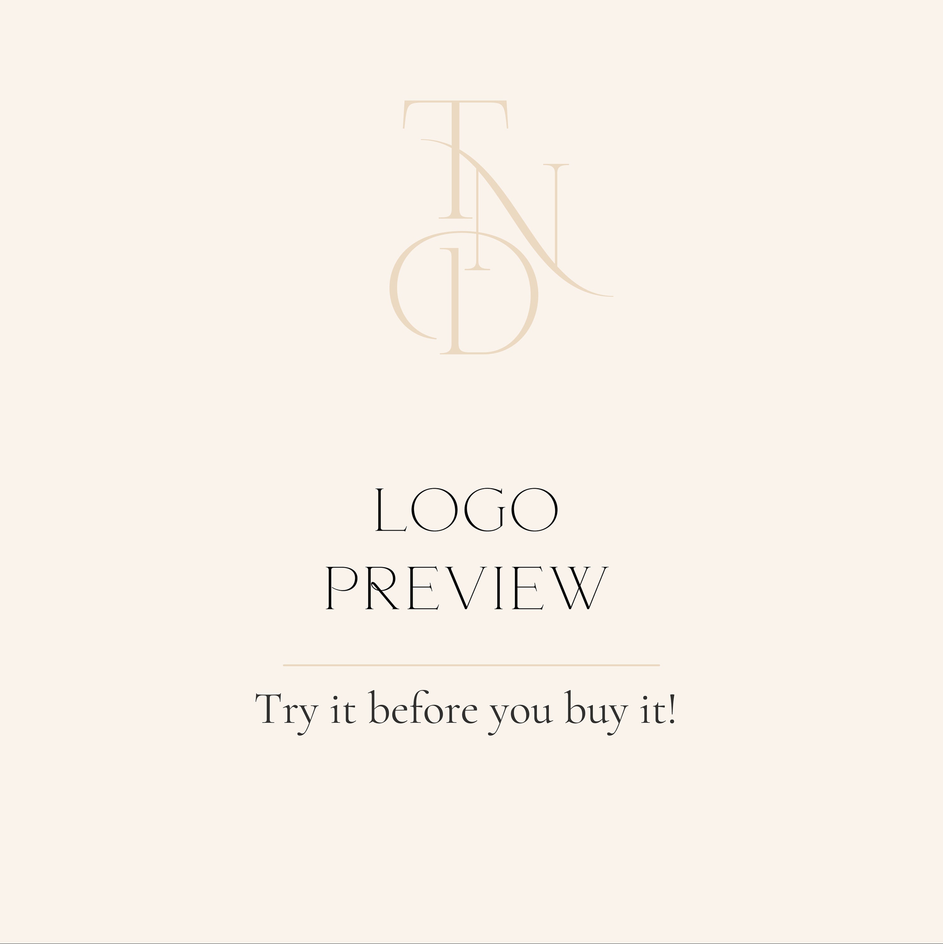 Logo Design Preview - Etsy