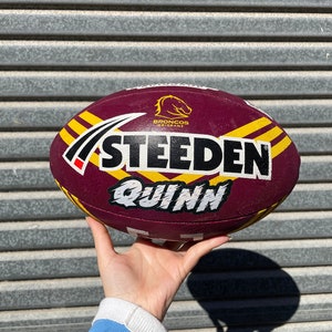 Personalised Brisbane Broncos Official NRL Ball (size 5) - Etsy