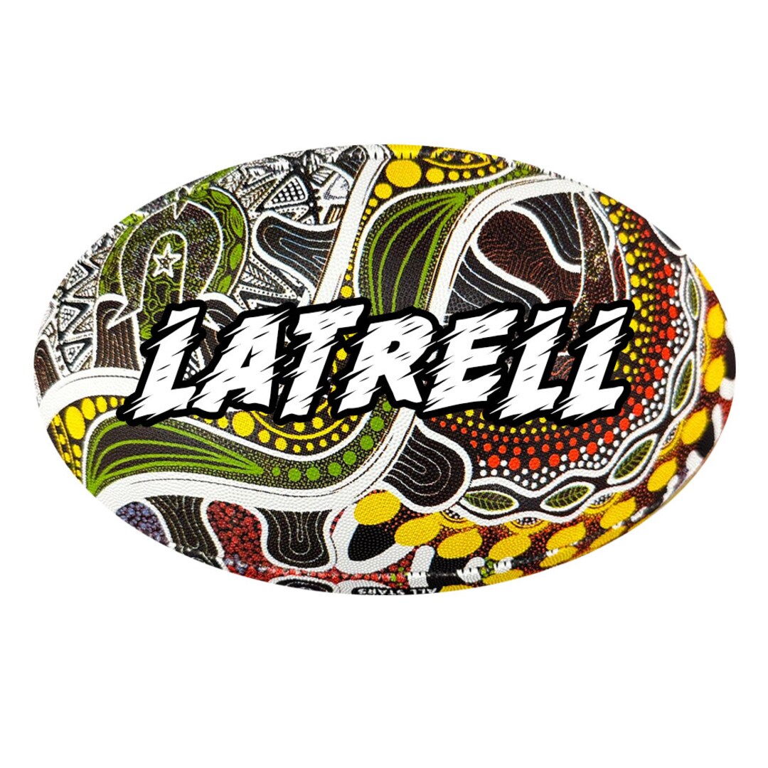 Personalised Indigenous All Stars Official NRL Ball size 5 - Etsy