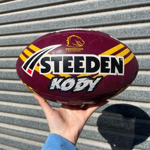 Personalised Brisbane Broncos Official NRL Ball (size 5) - Etsy