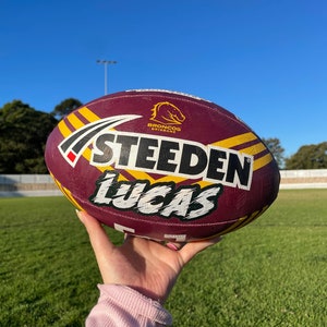 Personalised Brisbane Broncos Official NRL Ball (size 5) - Etsy