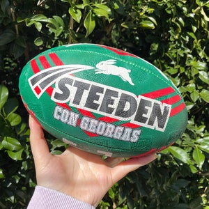 Personalised Official NRL Team Balls (11inch Mini Ball) - Etsy Australia