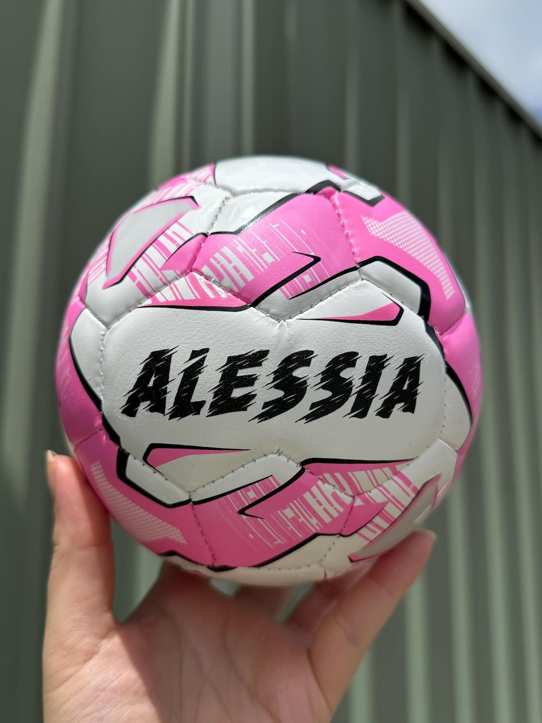Mini Personalised Pink Soccer Ball (mini Size) - Etsy
