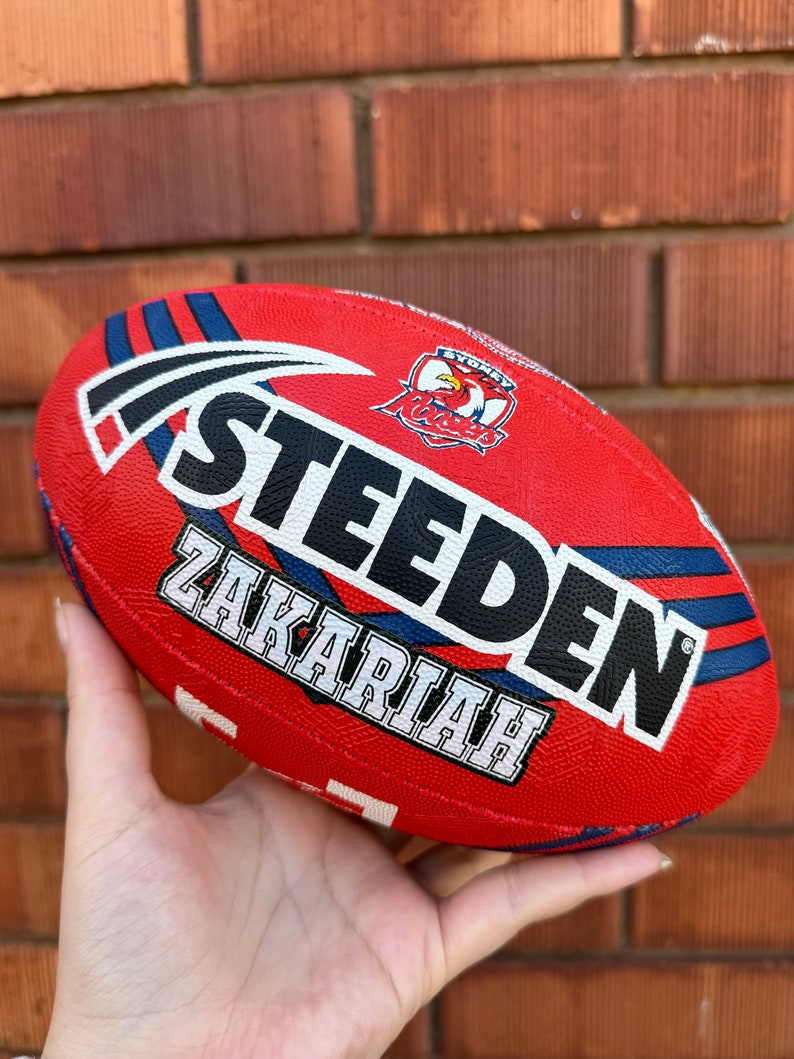 Personalised Official NRL Team Balls (11inch Mini Ball) - Etsy Australia