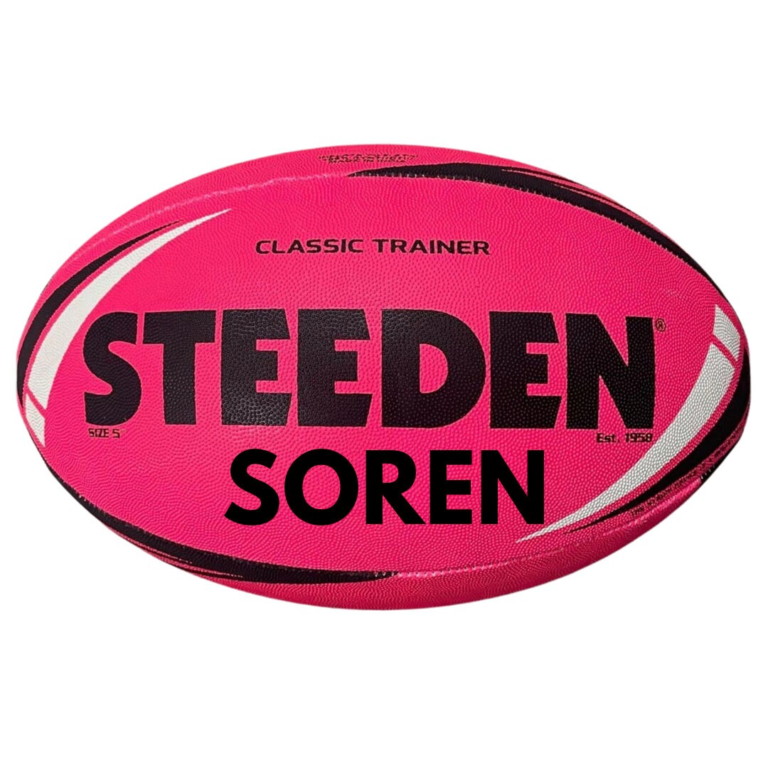 Personalised Pink Steeden Rugby League Balls (size 5) - Etsy