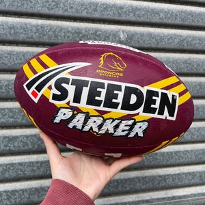 Personalised Brisbane Broncos Official NRL Ball (size 5) - Etsy