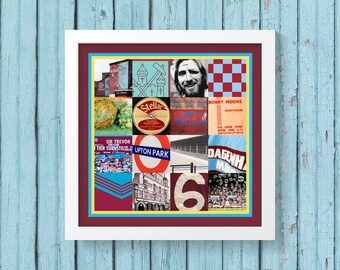 West Ham Picture in Frame - Etsy UK