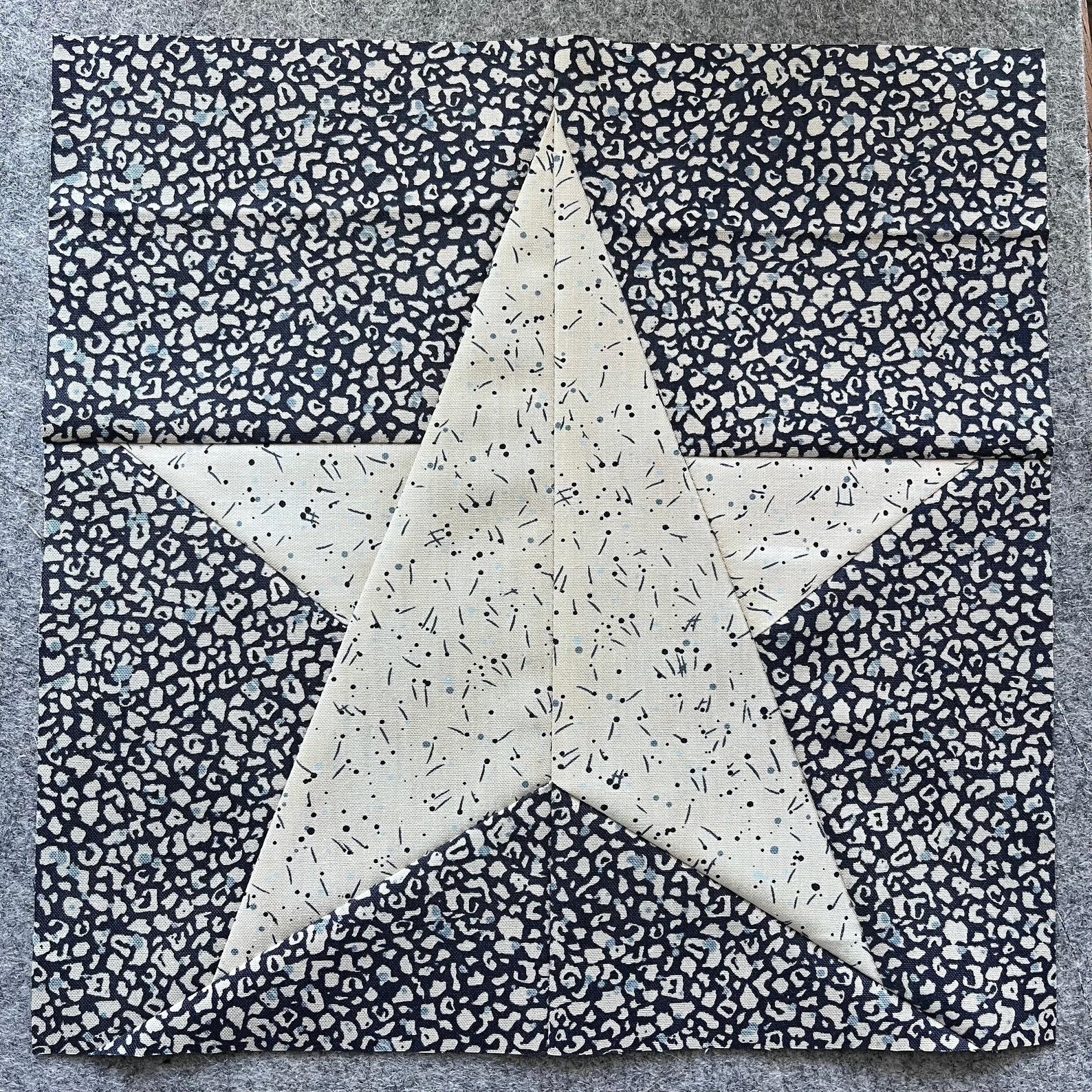 Five Pointed Star Quilt Block Pattern - Etsy