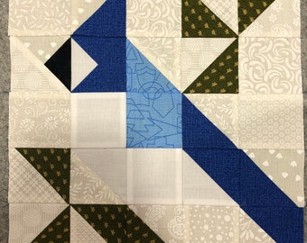 Male Cardinal Song Bird Quilt Block Directions PDF PATTERN - Etsy