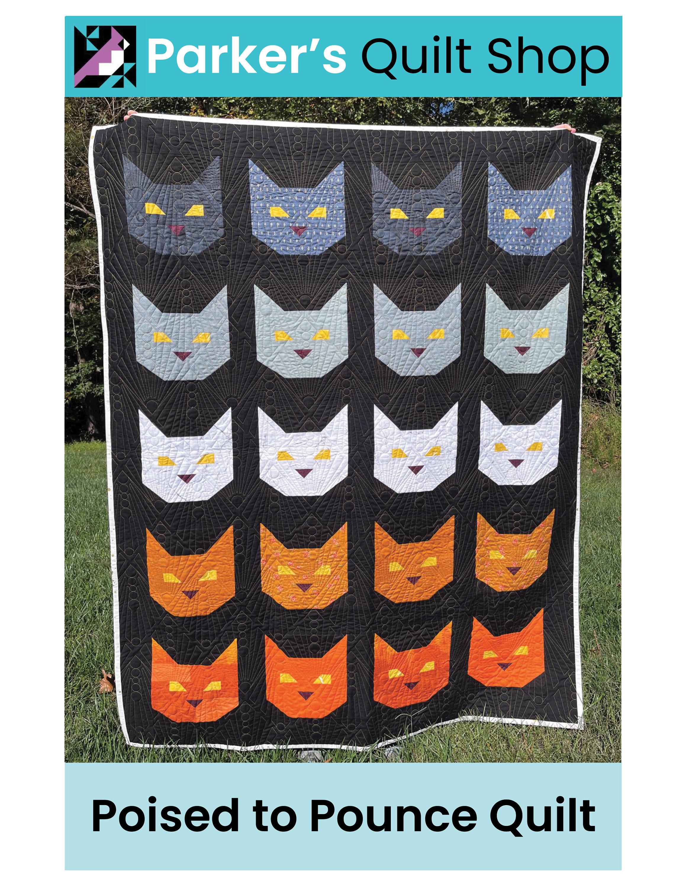 Poised to Pounce Quilt Pattern - Etsy