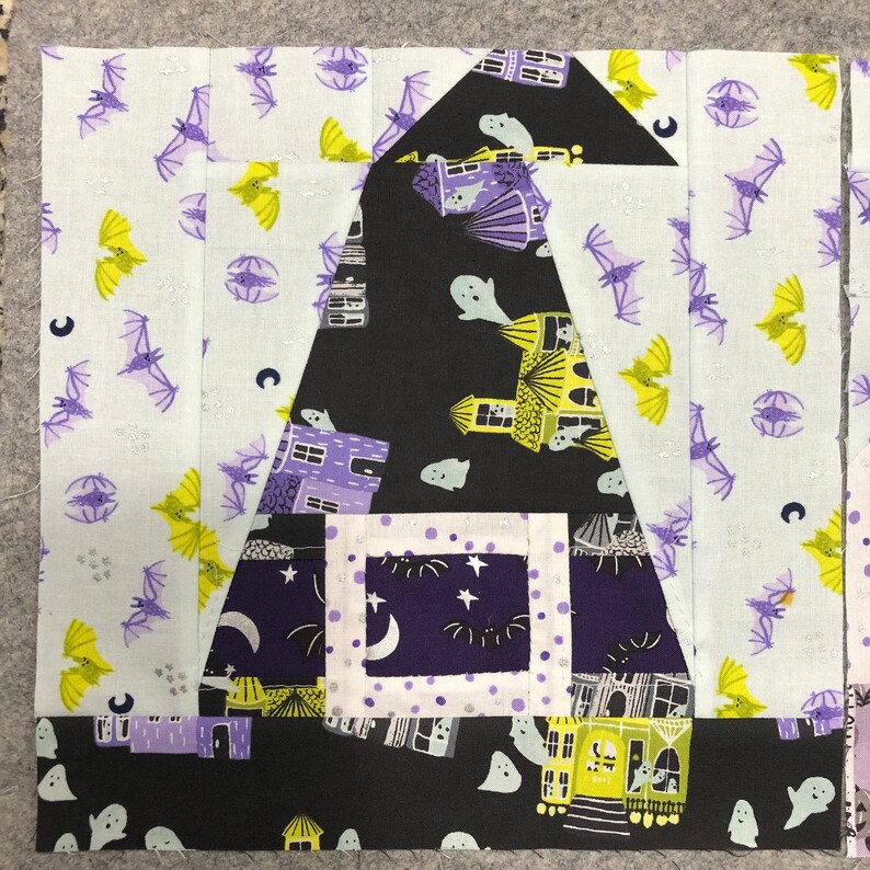 Witch Hat Quilt Block - Etsy
