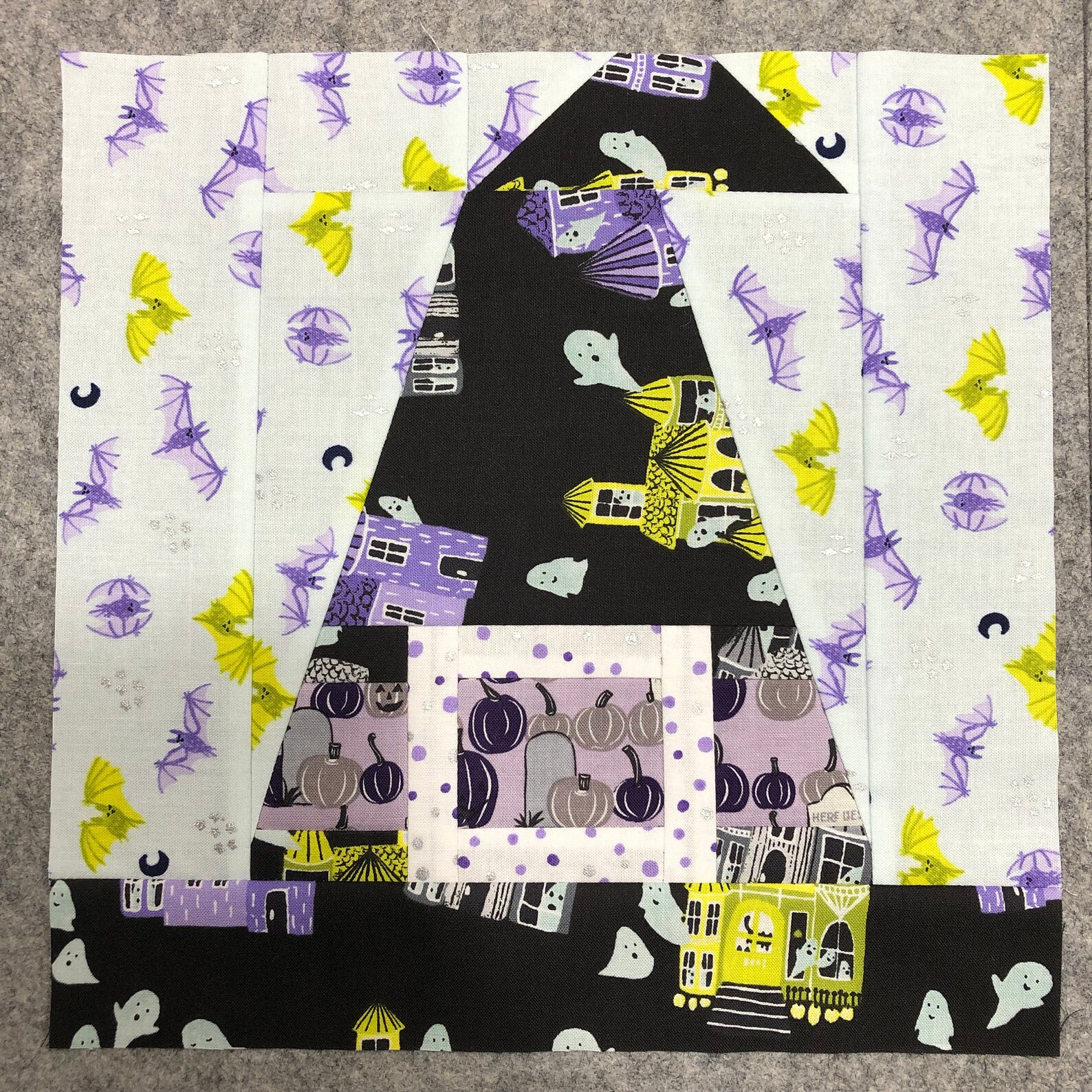Witch Hat Quilt Block - Etsy