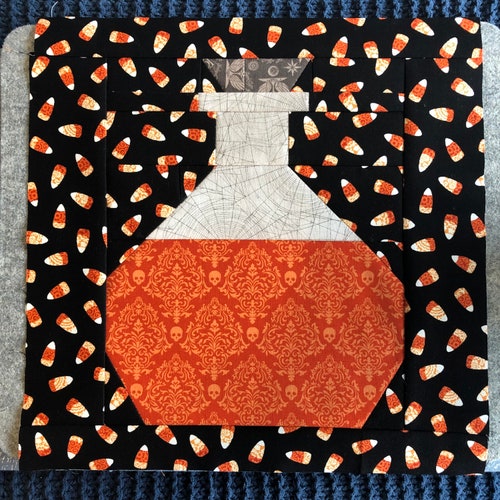 Potion Bottles Quilt Block - Etsy