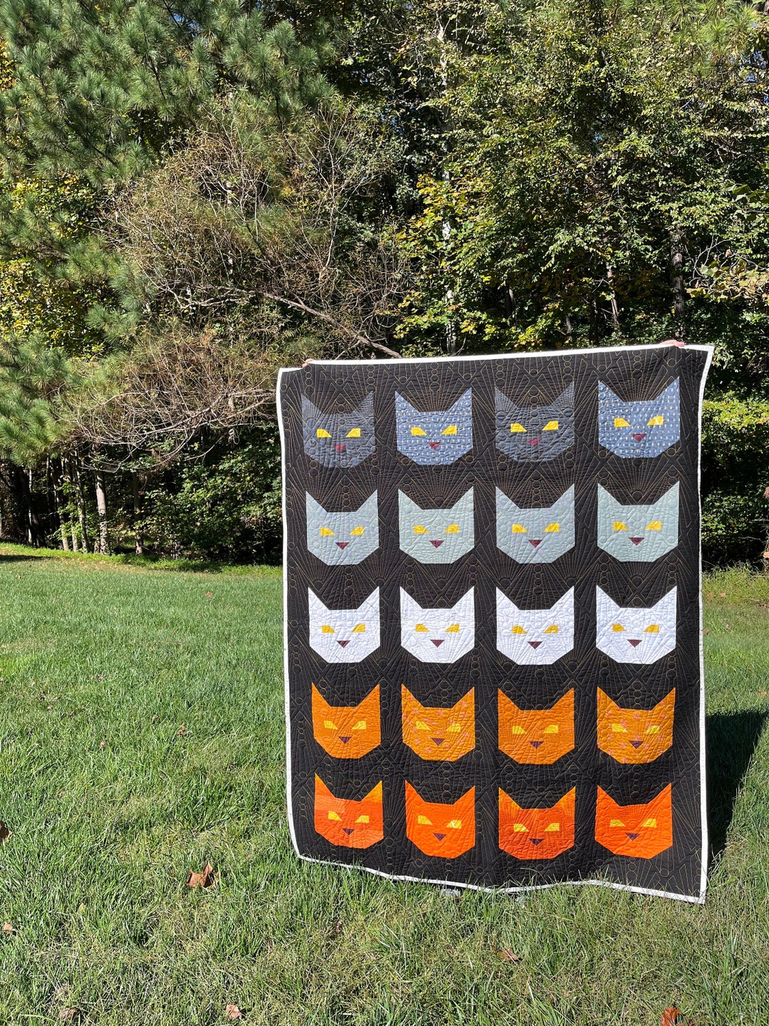 Poised to Pounce Quilt Pattern - Etsy