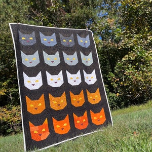 Poised to Pounce Quilt Pattern - Etsy