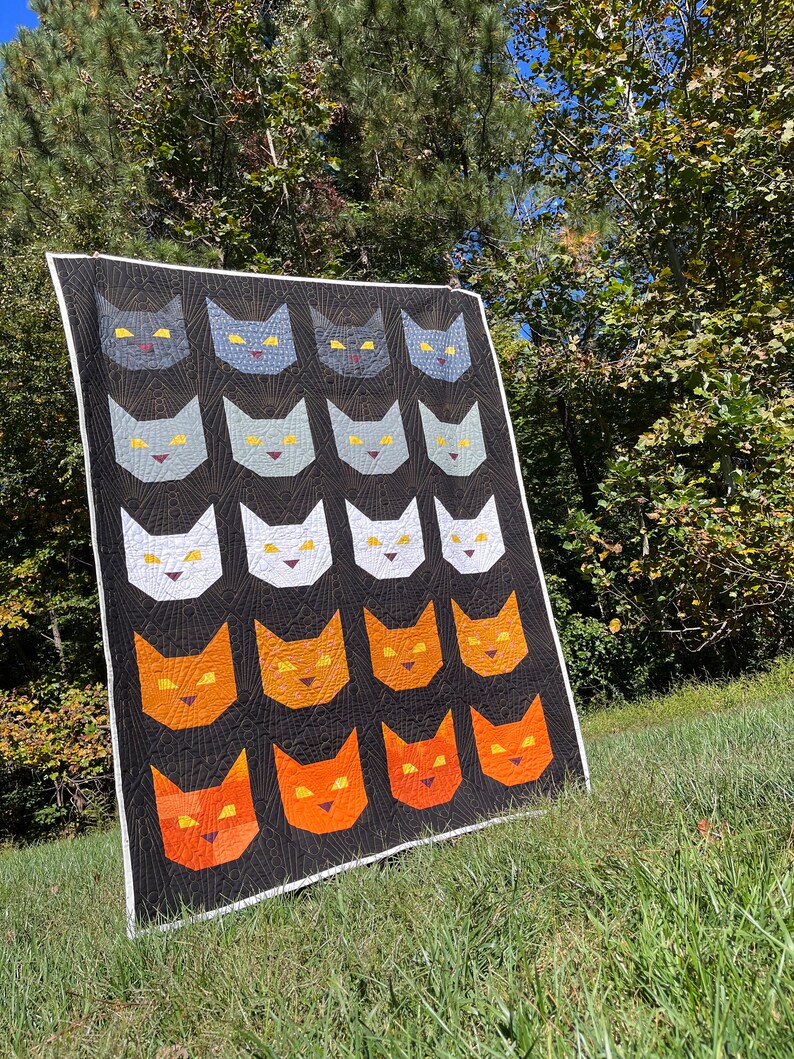 Poised to Pounce Quilt Pattern - Etsy