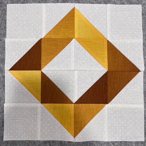 Beginner Diamond Quilt Block PDF Pattern - Etsy