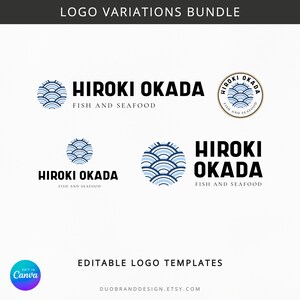 Editable Canva Logo Template - Digital Download - Japan Logo ...