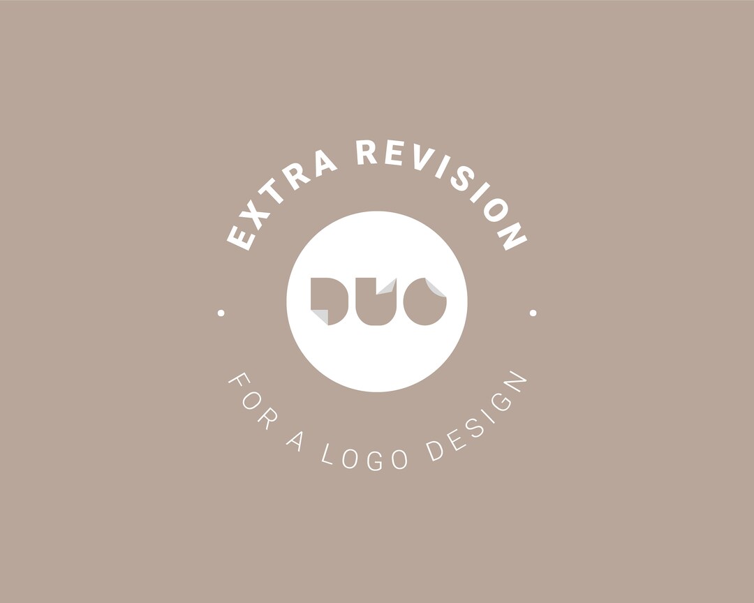 Extra Revision Add-on for Logo Design Only Premade Branding - Etsy