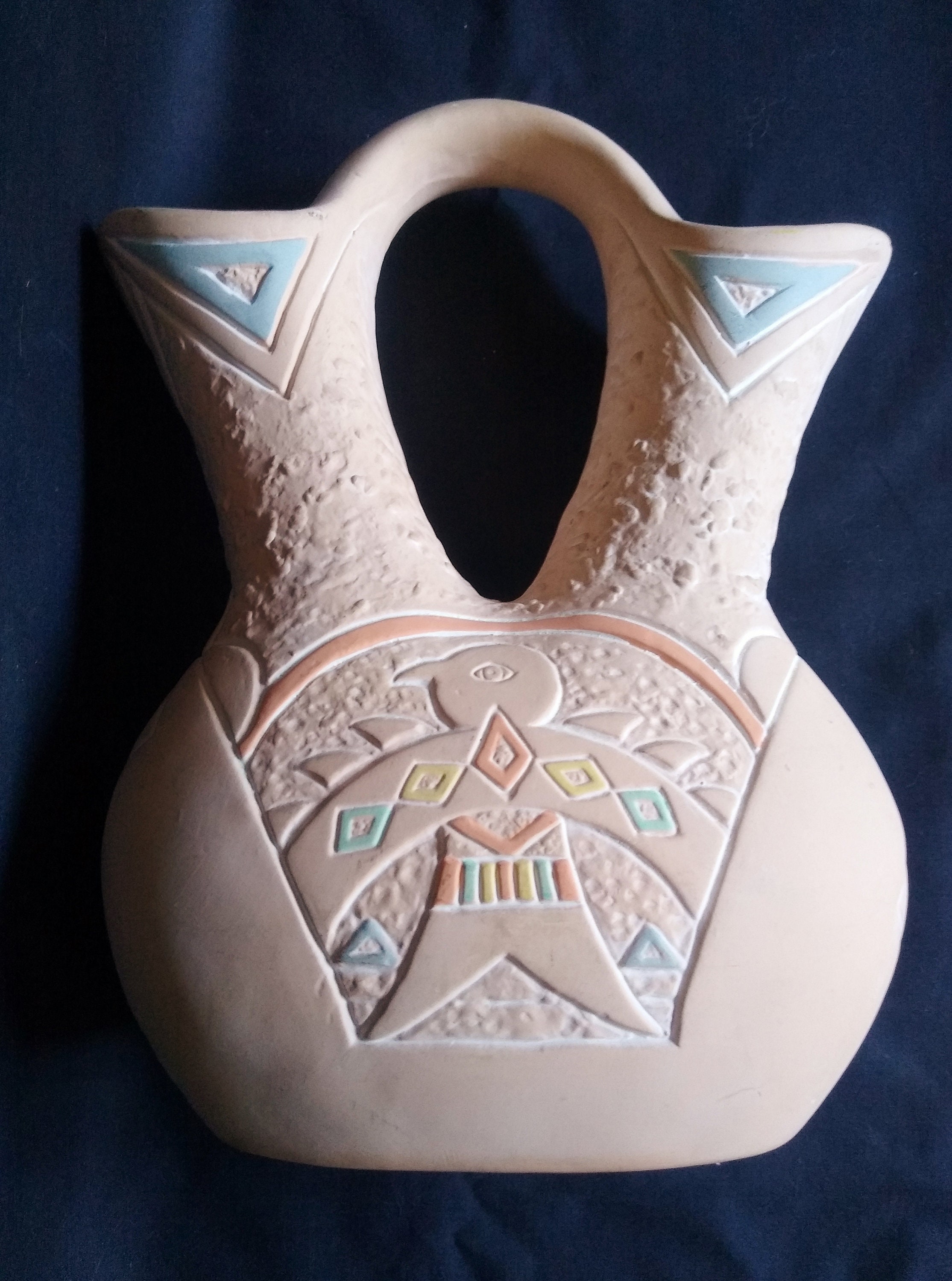 Native American Pottery Phoenix Bird of Fire Double Flute - Etsy