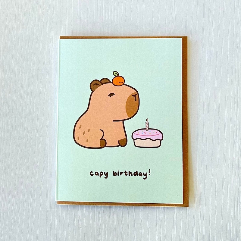 Cumpleaños capibara - Etsy España