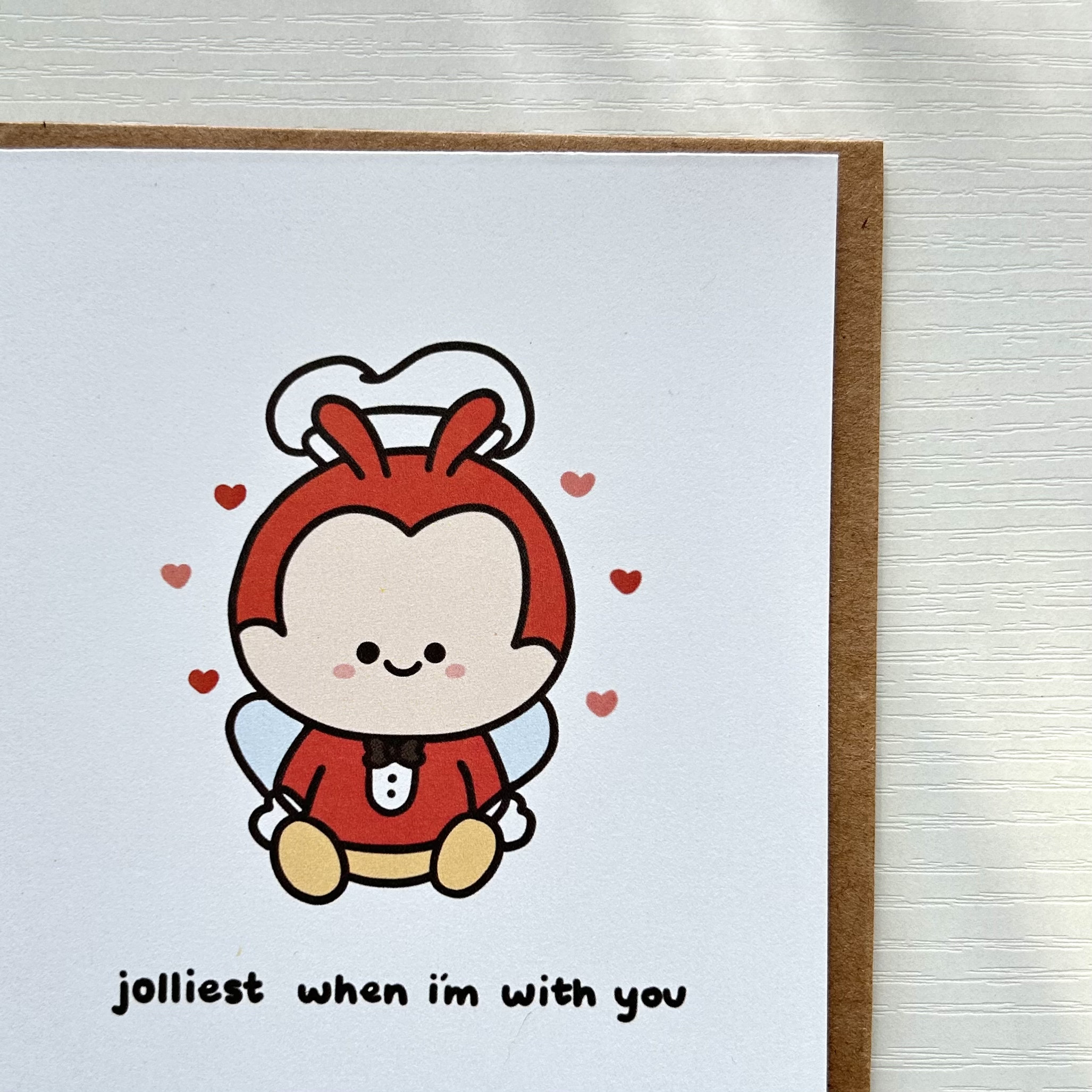 Jollibee Cute Anniversary Valentines Greeting Card, Love Friendship ...