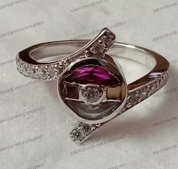 Pokeball Diamond Ring