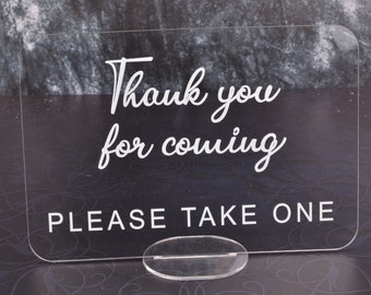 Please Take One Sign - Etsy