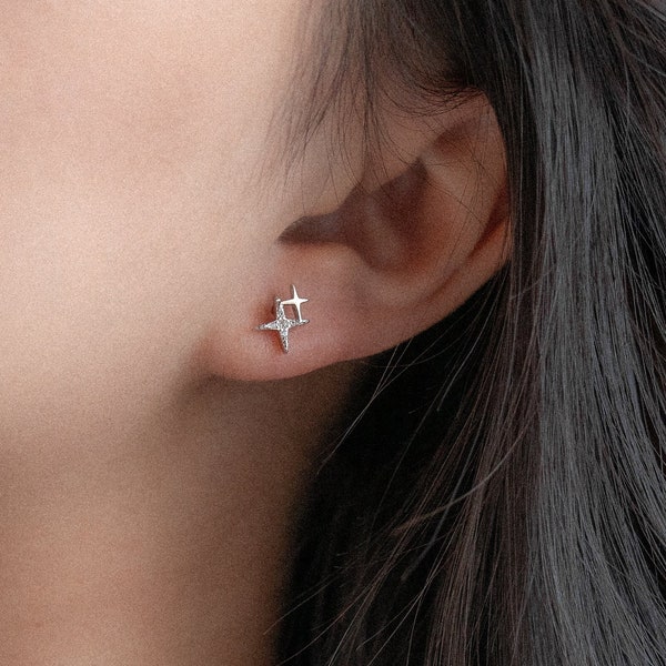 Star Stud Earrings - Etsy