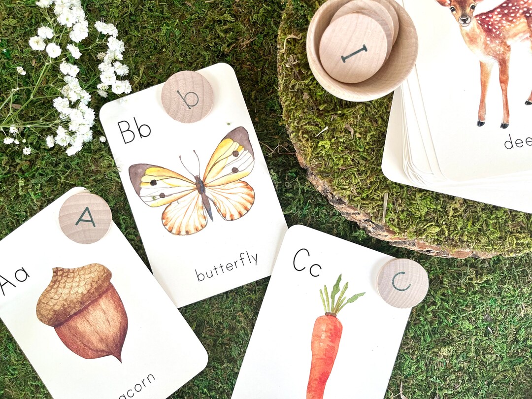 Nature Themed Alphabet Cards | Homeschool Nature Study | Printable ...