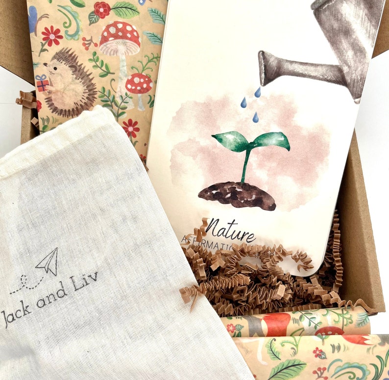 Nature Themed Affirmation Cards for Kids Homeschool Nature - Etsy