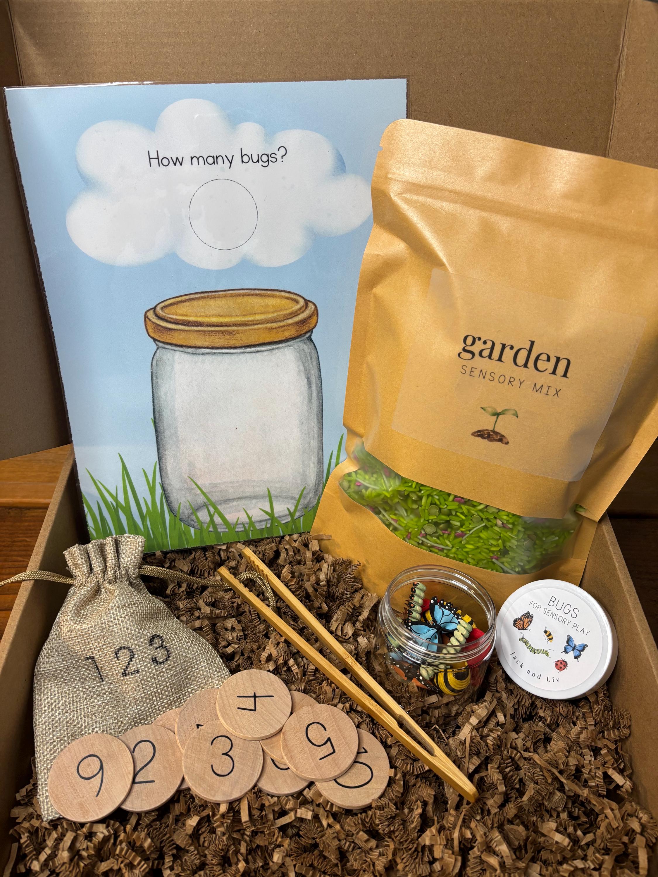 Bug Sensory Kit | Garden Sensory Bin Filler | Montessori Math | Nature ...