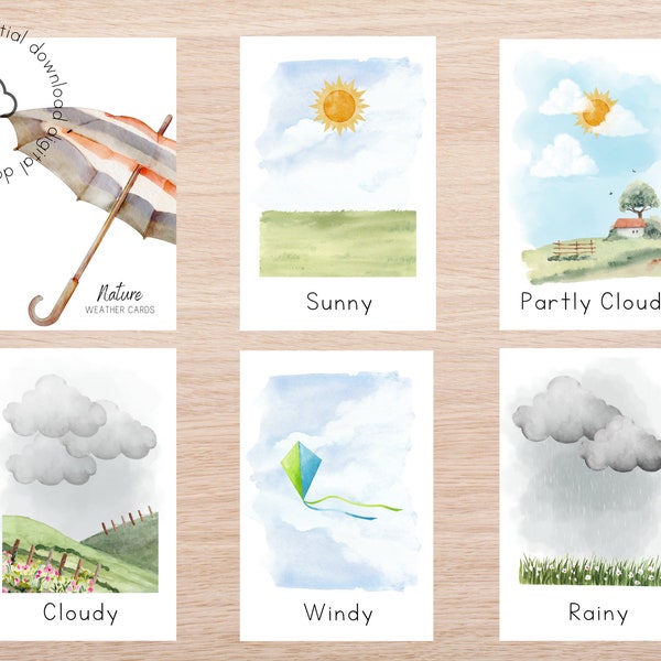 Montessori Weather - Etsy