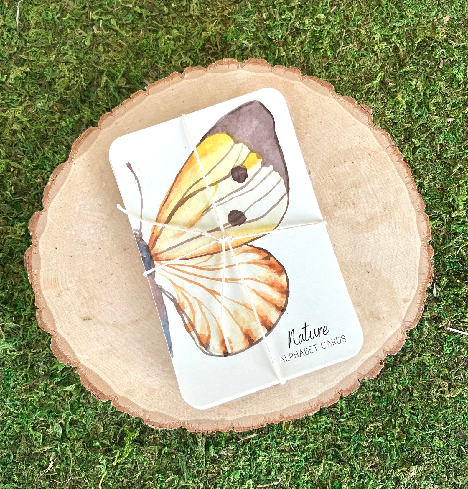 Nature Themed Alphabet Cards Homeschool Nature Study - Etsy