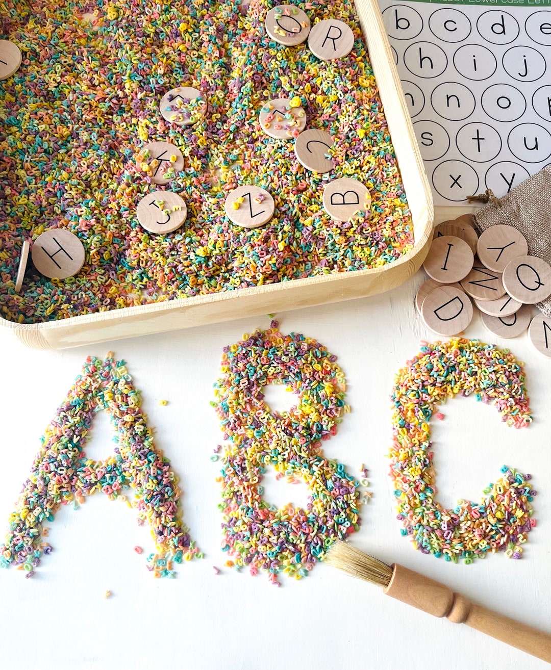 Uppercase Alphabet Sensory Play Kit | Sensory Bin Filler | Montessori ...