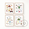 Nature Themed Alphabet Cards Homeschool Nature Study Printable ...