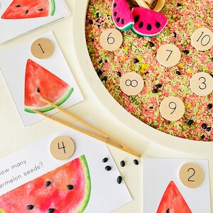 Watermelon Sensory Kit | Summer Sensory Bin Filler | Watermelon Sensory ...