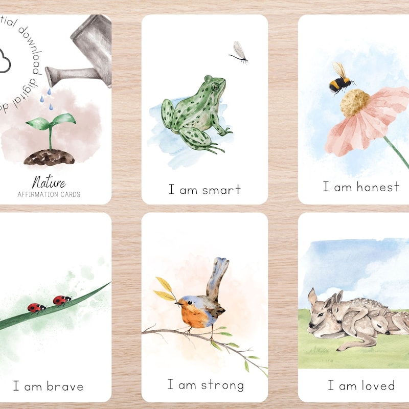 Affirmation Cards - Etsy