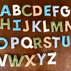 Felt Alphabet Letters - Etsy