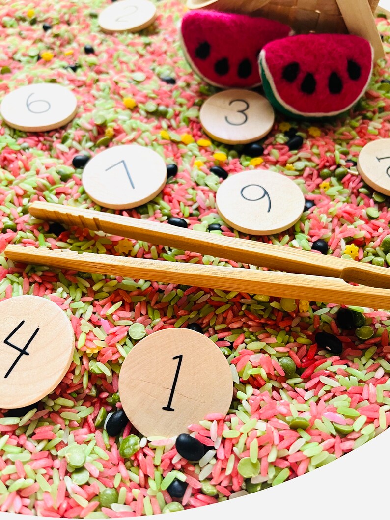 Watermelon Sensory Kit | Summer Sensory Bin Filler | Watermelon Sensory ...