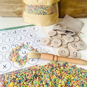 Lowercase Alphabet Sensory Play Kit | Sensory Bin Filler | Montessori ...