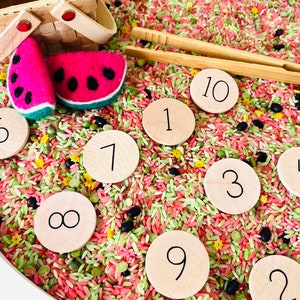 Watermelon Sensory Kit | Summer Sensory Bin Filler | Watermelon Sensory ...