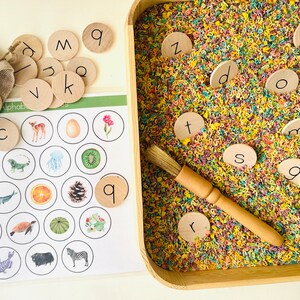 Lowercase Alphabet Sensory Play Kit | Sensory Bin Filler | Montessori ...