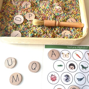Uppercase Alphabet Sensory Play Kit | Sensory Bin Filler | Montessori ...