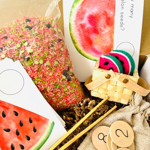 Watermelon Sensory Kit | Summer Sensory Bin Filler | Watermelon Sensory ...