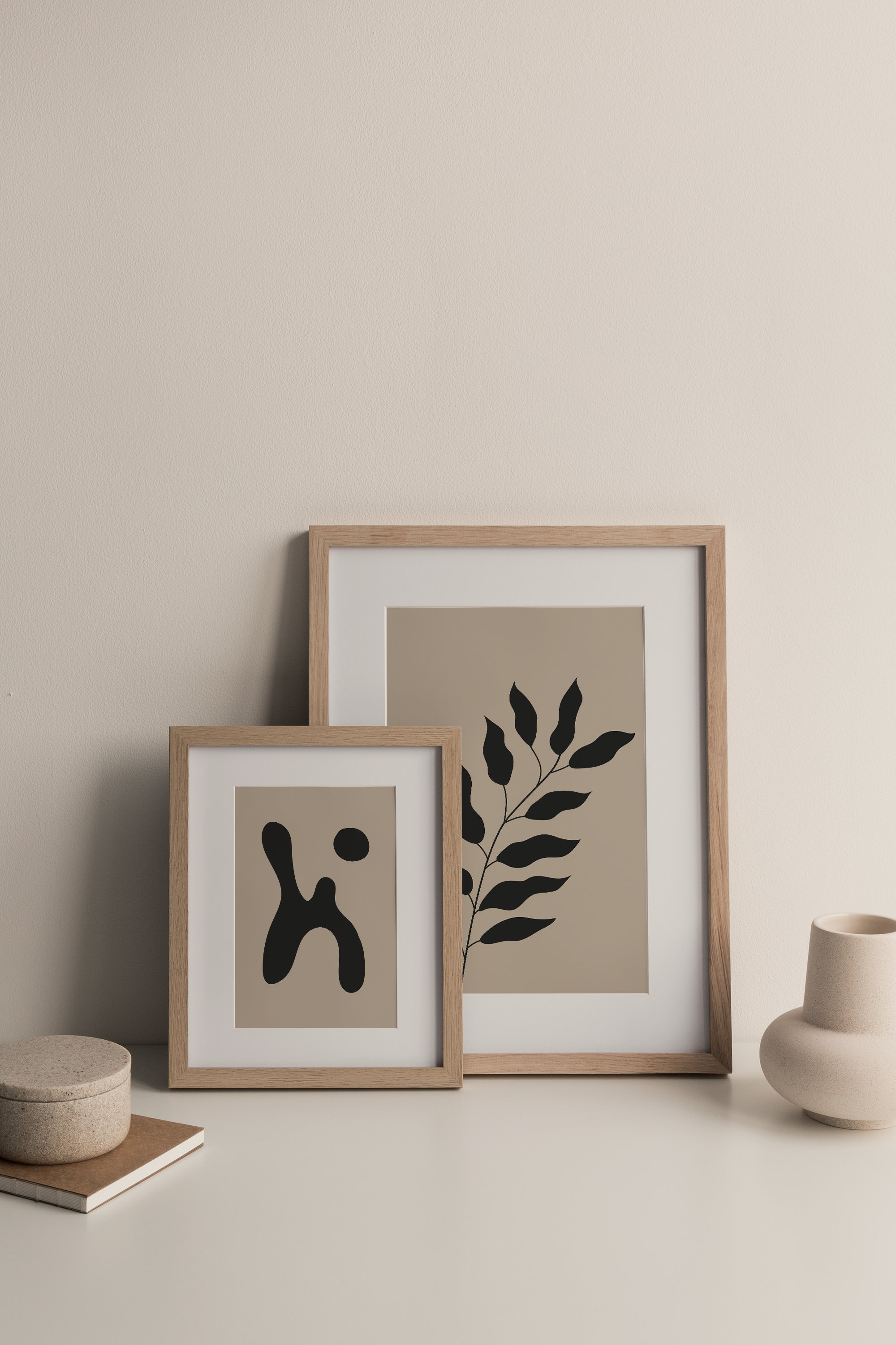 Black Abstract Art Print Abstract Shapes Minimalist Art | Etsy